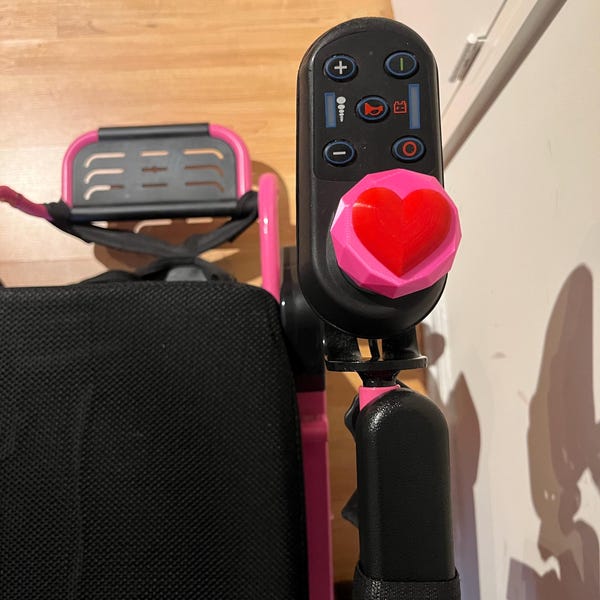 Power Wheelchair Accessory Powerchair Mobility Scooter Geodome Heart Joystick Knob - Etsy