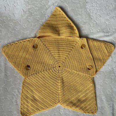 Pattern Crochet Baby Star Bunting/snuggle Suit/bodysuit Instant ...