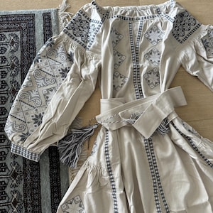 Zelensky's Embroidered Linen Shirt, Military Shirt, Shirt With Tanks ...