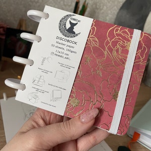 Mini Watercolor Sketchbook , Journal Handmade, Small Size 11x10cm ...