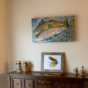 Trout Pose 18x 24 Limited Edition Fine Art Print - Etsy