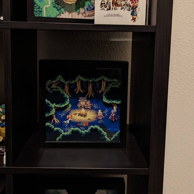 Super Street Fighter 2 guile Stage 3D Shadow Box for - Etsy