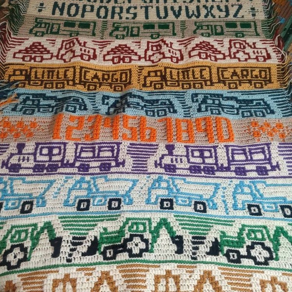 Little Pickup Truck Overlay Mosaic Crochet Block - Etsy