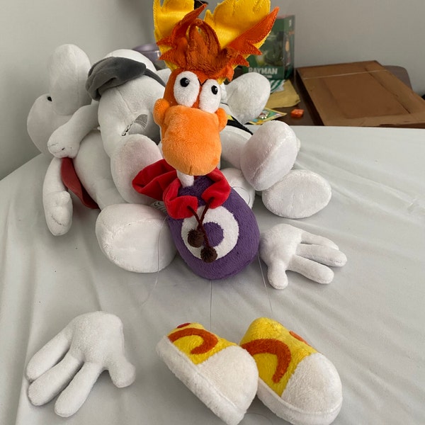 Rayman From the Series Rayman Plush Toy 11.1" (28 Cm) Handmade Soft Toy ...