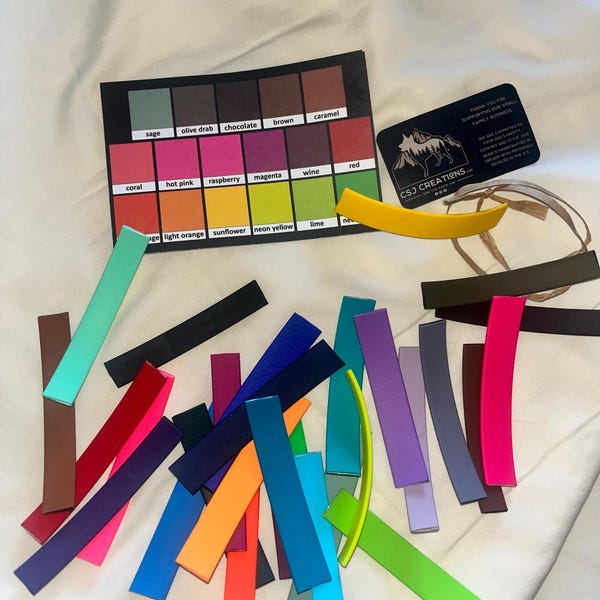 Biothane Color Sample Pack - Etsy