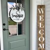 Welcome Sign With Post for Front Step or Porch - Etsy