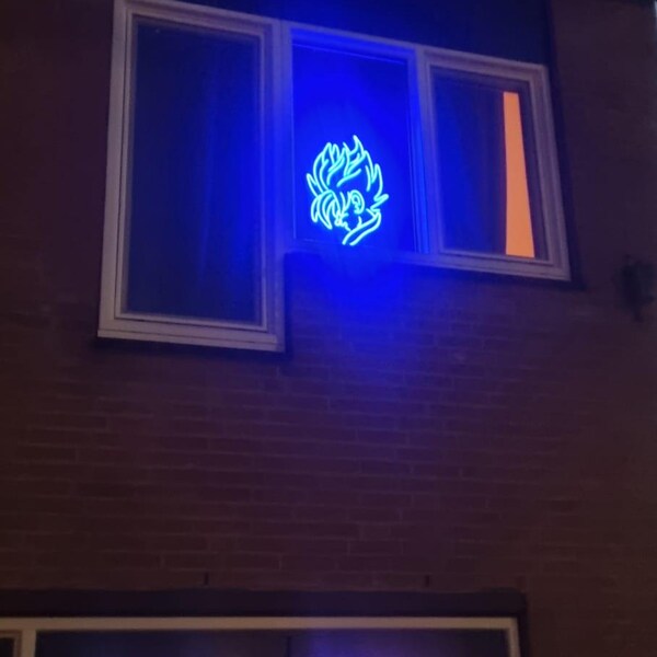 Custom Anime Neon Signs, Akatsuki Cloud Neon Sign, Cartoon Wall Art ...