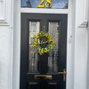 Gold Leaf Style Transom Fanlight Window Front Door Number, Victorian ...