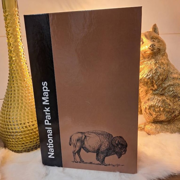 National Park Map Binder - Etsy