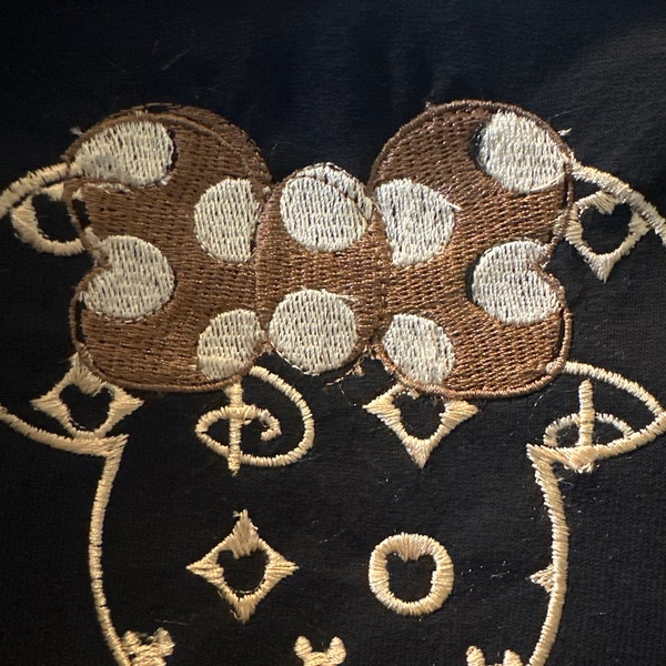 Minnie Designer Mashup Machine Embroidery Design - Etsy