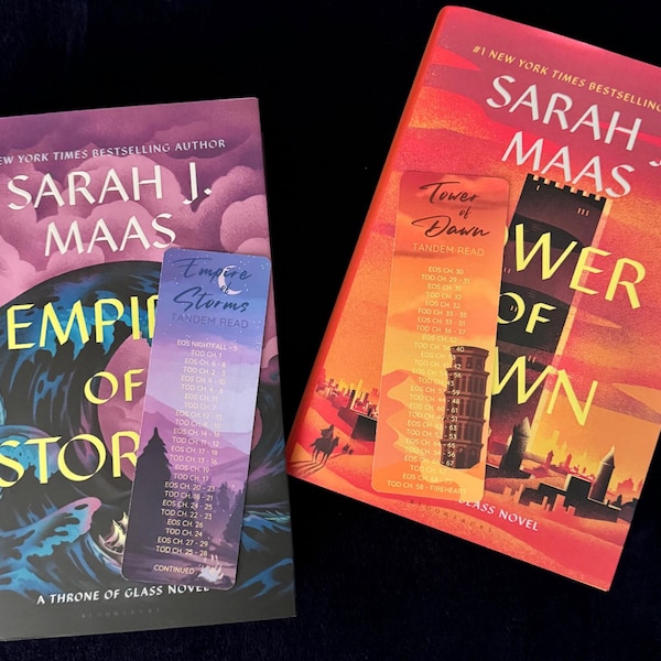 Throne of Glass Tandem Read Bookmarks | Empire of Storms & Tower of ...