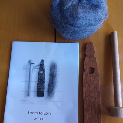 Mayan Spinner Kit With Instructions & Fibre Spinning Tool Hand Spinning ...