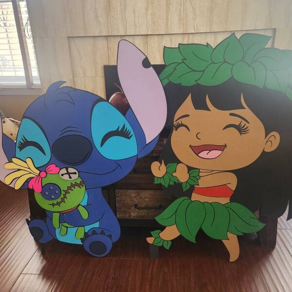 Stitch Birthday Party Prop, Lilo and Stitch Birthday Party, Stitch and ...