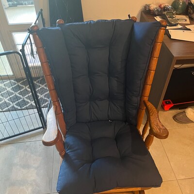 Wingback Rocker Replacement Cushions / Canadian Rocker Cushions ...