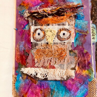 A7 Stitching, Fiber Art, and Collage Patterns original Art - Etsy