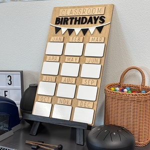 Classroom Birthday Chart | Birthday Boards | School Classroom - Etsy