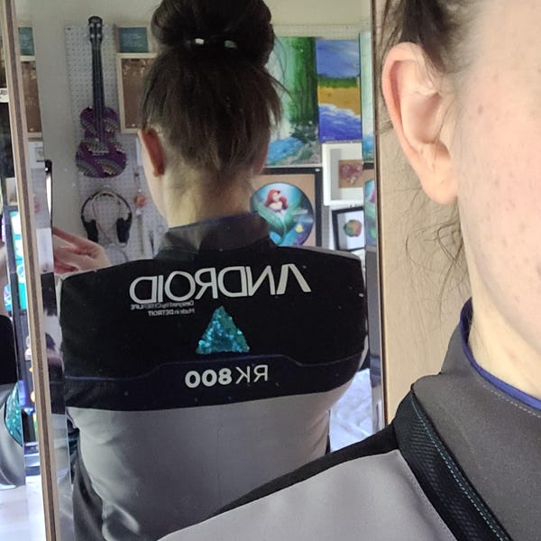 Detroit Become Human, Connor Cosplay, HTV Decal, Iron on Cosplay ...