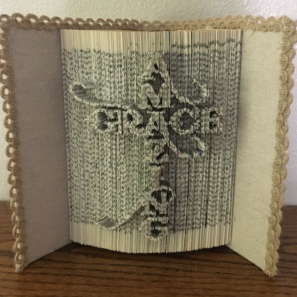 Amazing Grace Book Folding Art Pattern – DIY Cross Design (PDF) - Etsy