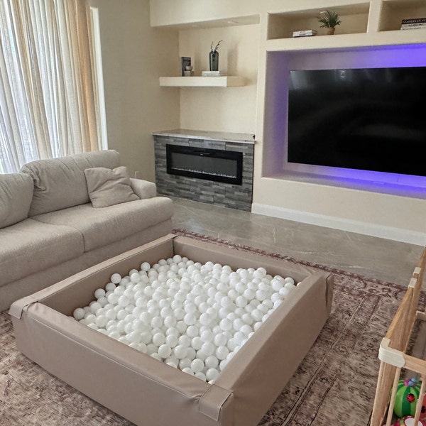 Beige Ball Pit, Soft Play Equipment, Baby Ball Pool, Activity Toy ...