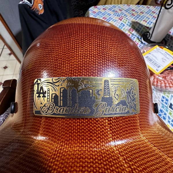 Hard Hat Name Tag - Custom - Personalized - Hard Hat Name Plate - Etsy