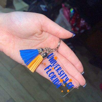 COLLEGE KEYCHAIN All Schools Available - Etsy