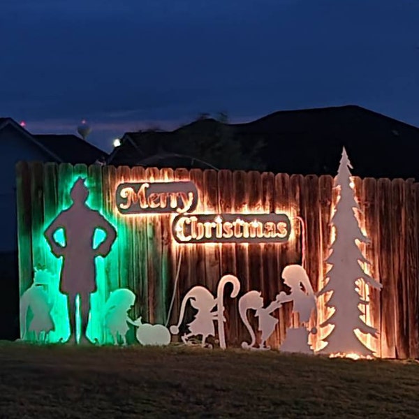 3ft Santa's Elves Template When Made. Printable Trace and Cut Christmas ...