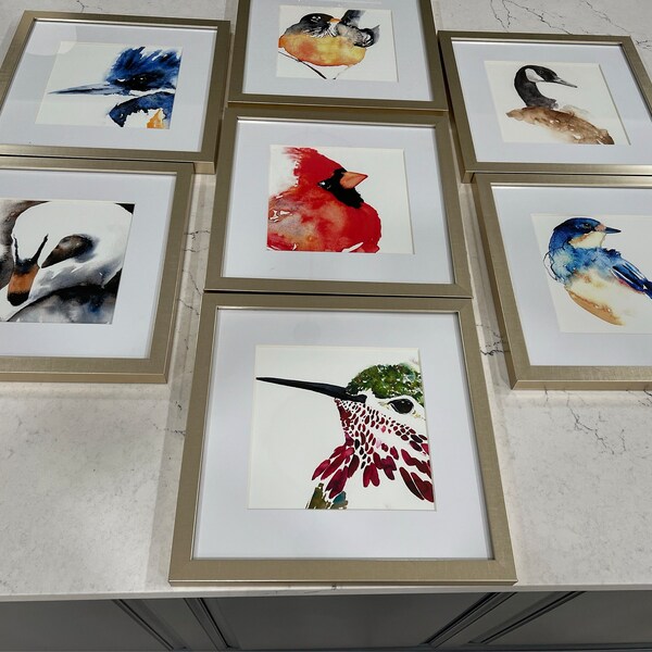 HUMMINGBIRD Watercolor Art Print, Humming Bird Painting - Etsy