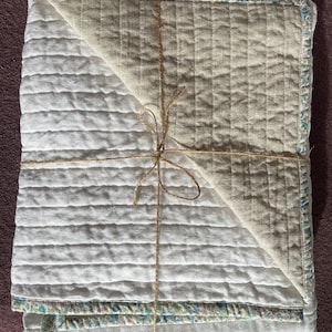 Patchwork Lap Quilt / Strawberry and Cream Patchwork Quilt/ - Etsy