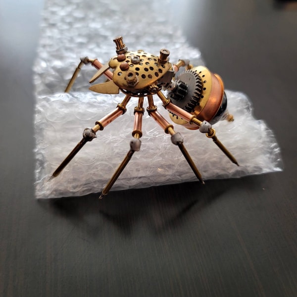 Steampunk Mechanical Clockwork Whales Steampunk Figurine Handmade ...