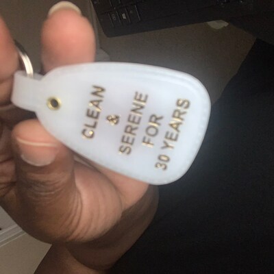 NA Moon Glow Key Tag 30 Year Clean Time Key Tag Narcotics Anonymous - Etsy