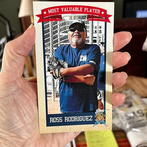 Baseball Player Card Rookie of the Year Most Valuable - Etsy