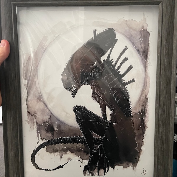 Stego Skull Art Print, Dino Aesthetic, Expressive Artwork , Watercolor ...