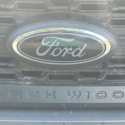 Set of 3 Gel Coated Ford Logo Gel Coated Emblem Overlays Transit Custom ...