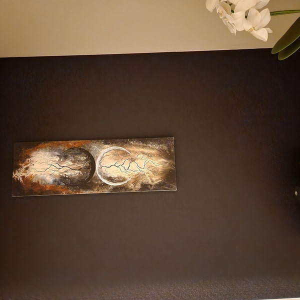 Soul Reflection - Dark Wall Art Print - Light and Dark Trees With ...