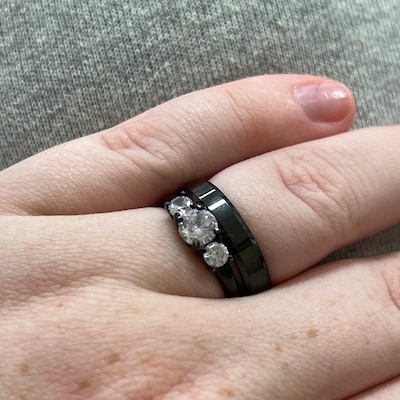 Hammered Ring Racing Ring Checkered Flag Ring Black - Etsy