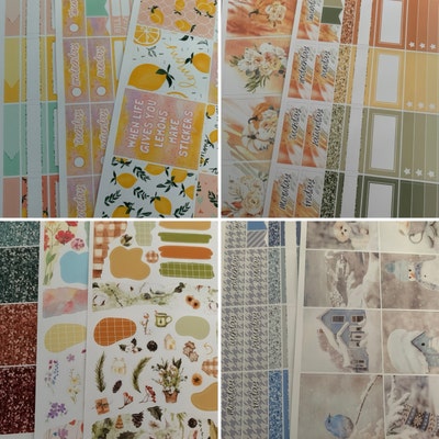 CLEAR Coffee Cup Stickers Transparent Teacup Decorative Minimal Planner ...