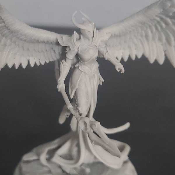 Angelic Warrior Miniature Archangel Fighter Dungeons and Dragons Mini ...