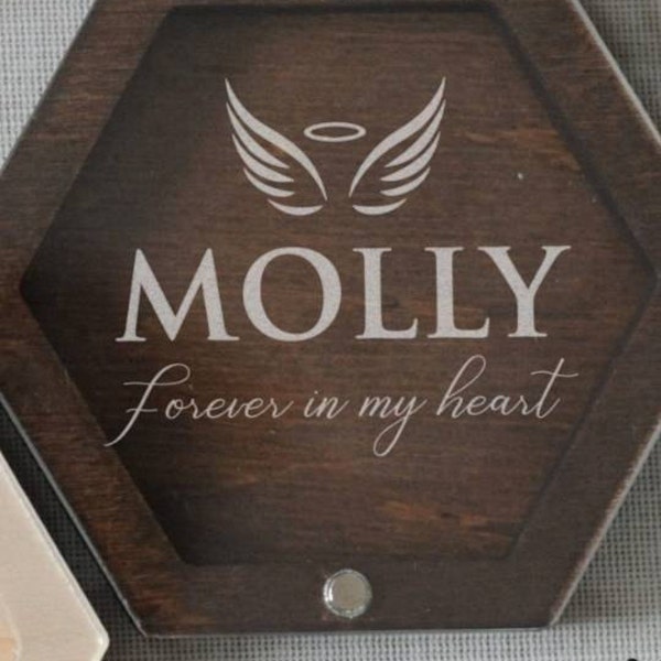 Hair Keepsake Bereavement Gift for Loss of Mother, Funeral Lock of Hair ...