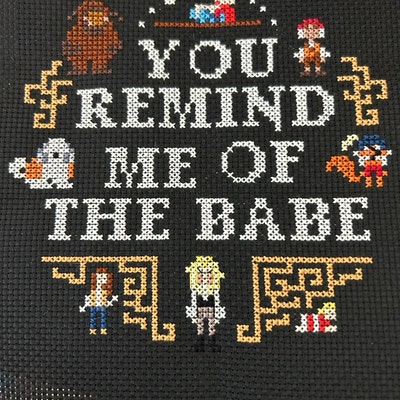 Cross Stitch Pattern PDF You Remind Me of the Babe Labyrinth Dance ...