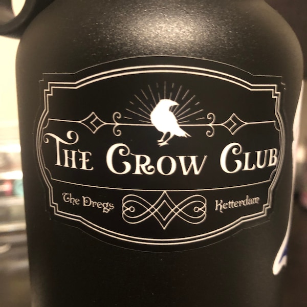 CROW CLUB Sticker (black) | Six of Crows Shadow & Bone Grishaverse ...