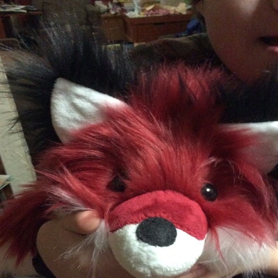 Poppy Red Fox Stuffed Animal Cute Fox Plush Toy Kawaii Plushie Holiday ...