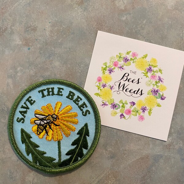 Save the Bees Embroidered Scouting Patch - Etsy