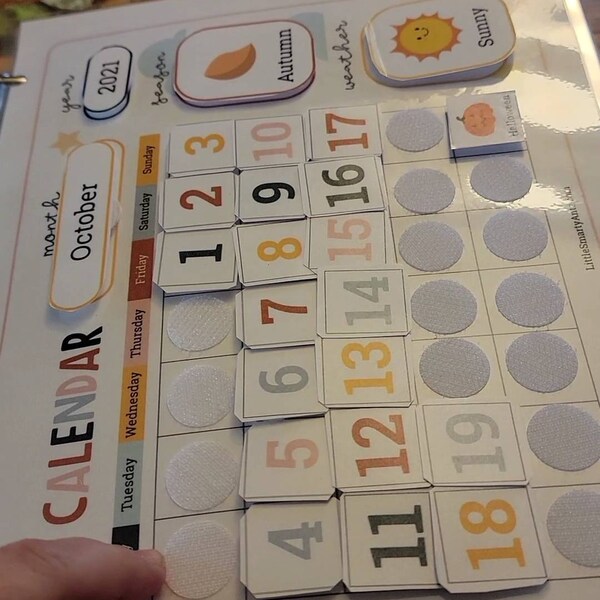 Kids Calendar Printable, Perpetual Calendar, Circle Time, Morning Time ...