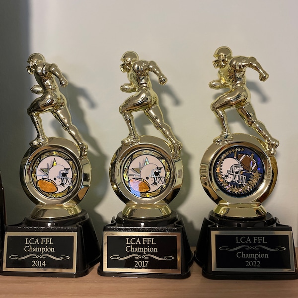 Fantasy Football Trophy FFL Football Champion Winner Fantasy League ...