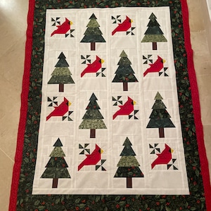 Digital Pdfgreen Maple Log Cabin Quilt Block Patternmodern ...