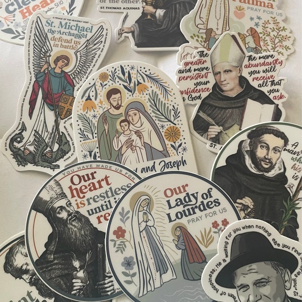 Catholic Sticker Bundle | Mother Teresa | St. John Paul || | St. Gianna ...