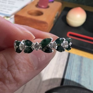 Rainbow Gemstone Eternity Band, Multi Gemstone Ring, 14k Gold Rainbow ...