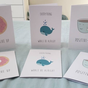 Positive Cards Pack Motivational Cards Set of 6 Positivity - Etsy