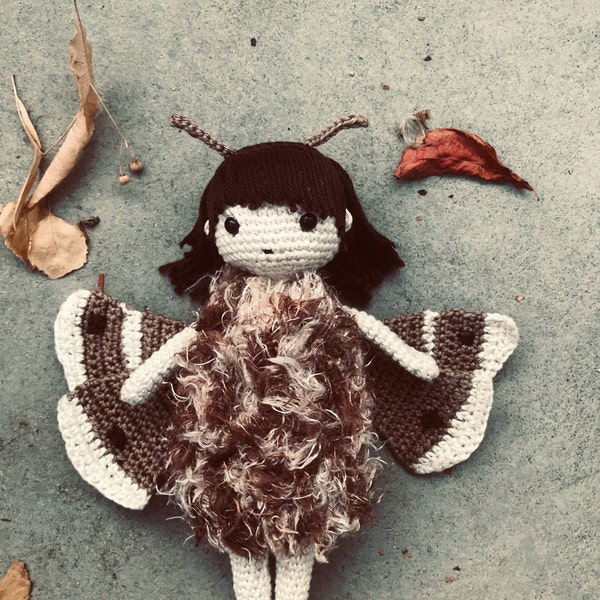 Moth Sprite - Critter Stitch Crochet Pattern / Amigurumi Moth Girl - Etsy