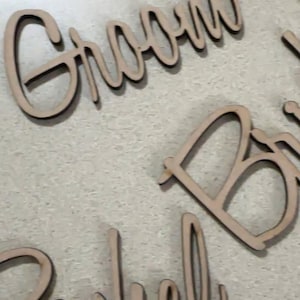 MDF Laser Cut Names Wedding Place Names Table Decoration - Etsy Australia